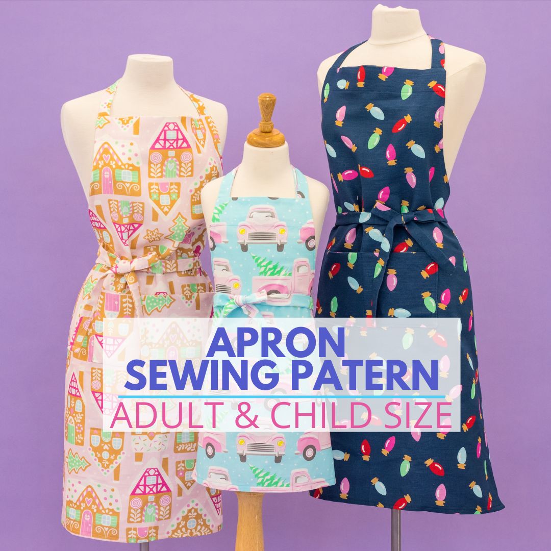 Apron Pattern for Adults & Children | Sweet Red Poppy