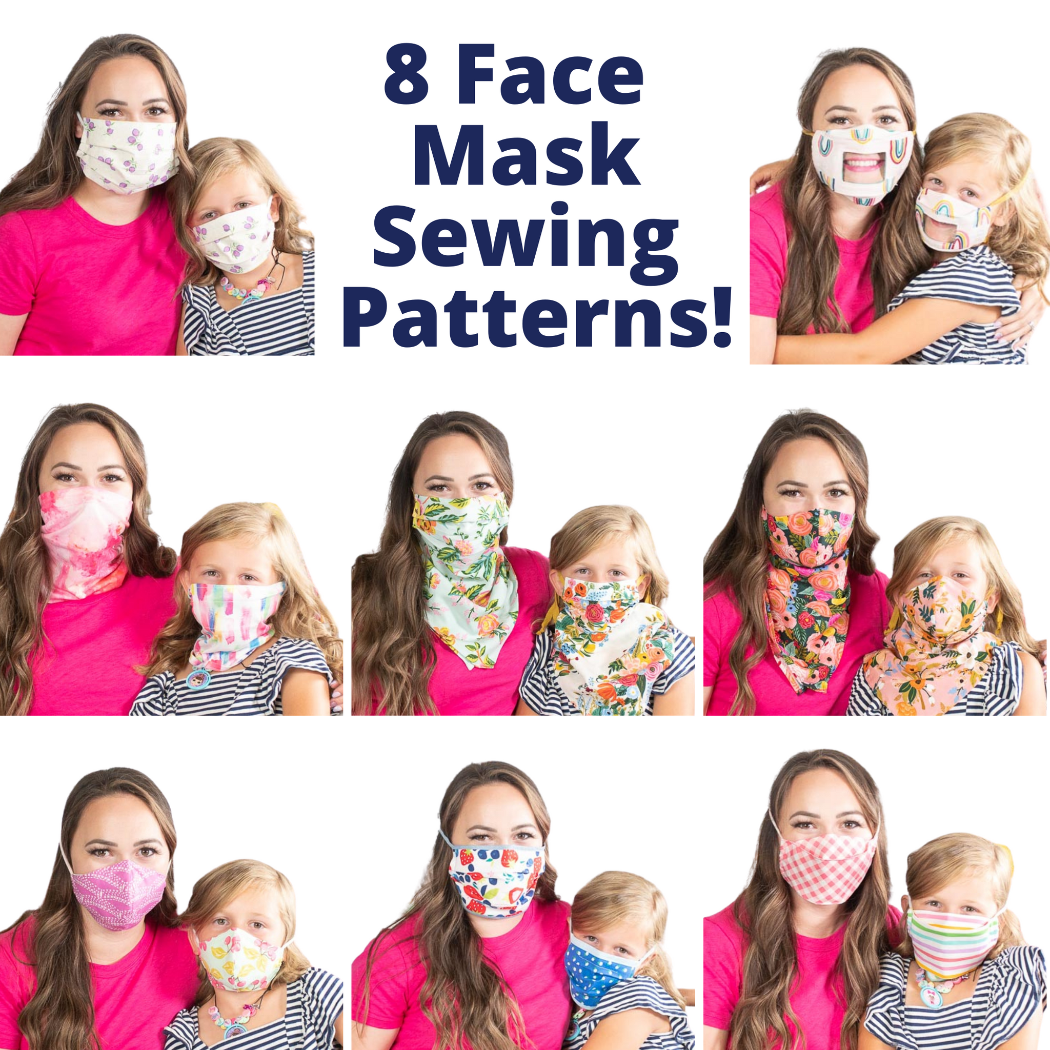 Sewing DIY Face Masks for Kids | Tutorials | Sweet Red Poppy