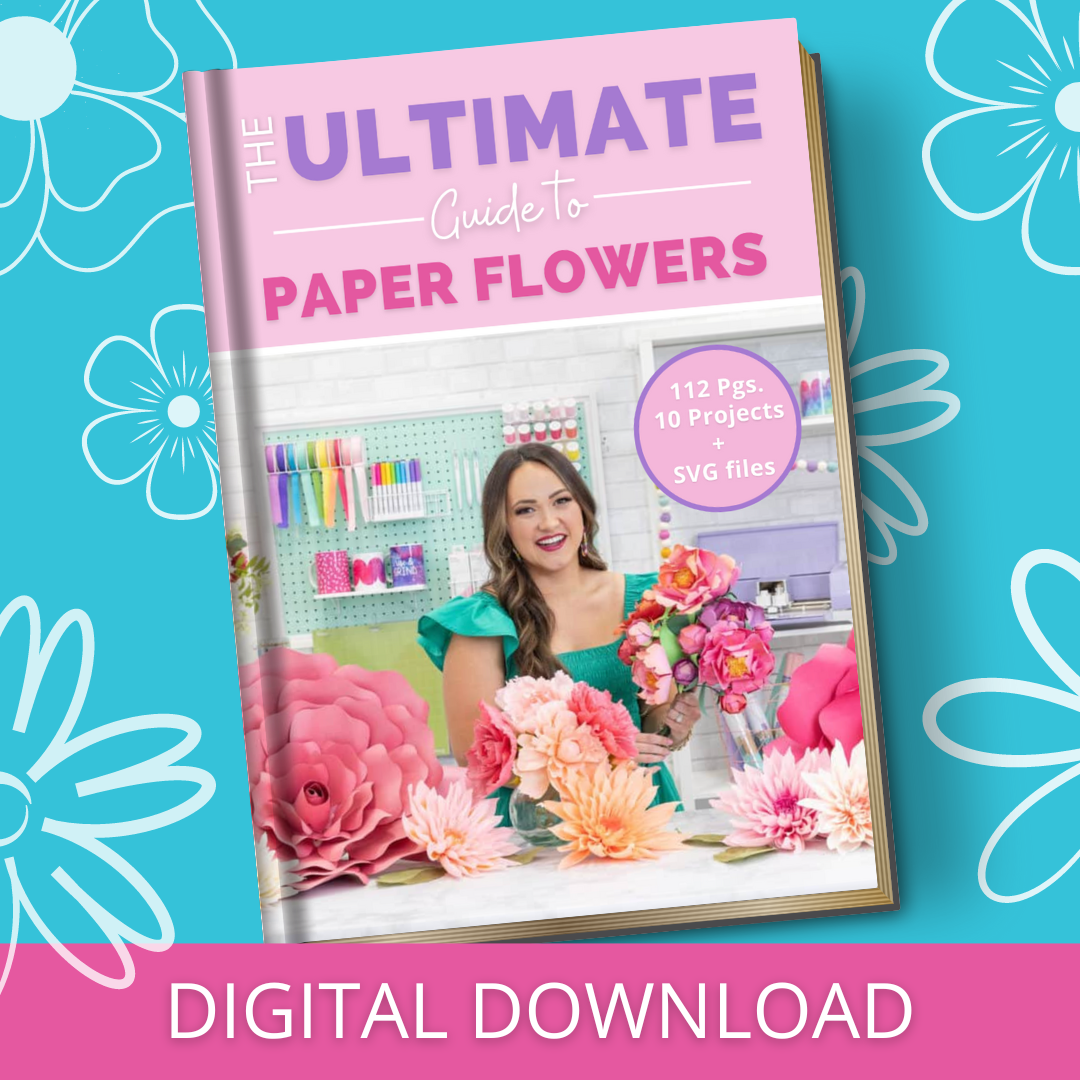 The Ultimate Guide to Paper Flowers Ebook – Sweet Red Poppy