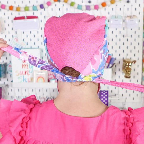 Scrub Cap PDF Sewing Pattern – Sweet Red Poppy