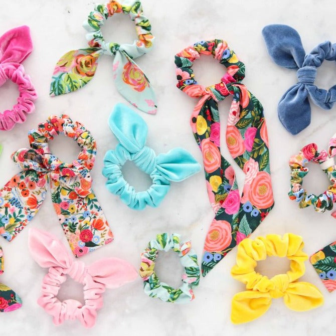 Scrunchie PDF Sewing Pattern – Sweet Red Poppy