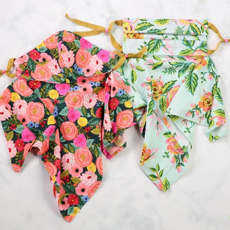 DIY Scarf Face Mask Pattern-Fitted & Pleated – Sweet Red Poppy